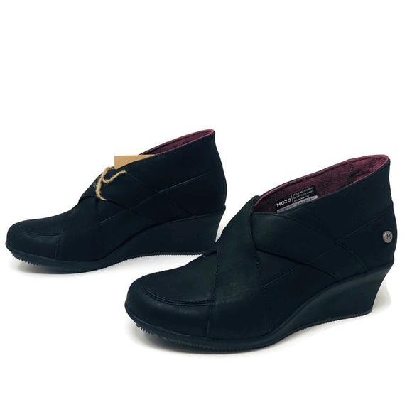 Mozo | Shoes | Mozo Black Wedge Heel Slip Resistant Work Shoe | Poshmark